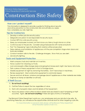 Fillable Online Construction Site Safety Fax Email Print - pdfFiller