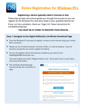 Fillable Online Device Registration for Windows PCs Fax Email Print ...
