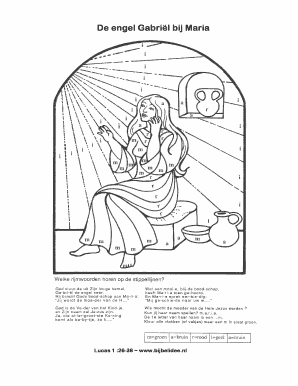 Fillable Online 82 de engel gabriel bij maria - Bijbelidee Fax Email ...