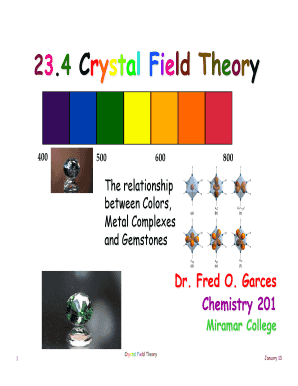 Crystal Field Theory Ppt - Fill Online, Printable, Fillable, Blank ...