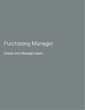 Fillable Online Create and Manage Users Fax Email Print - pdfFiller