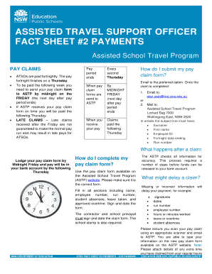 Fillable Online ASSISTED TRAVEL SUPPORT OFFICER Fax Email Print - pdfFiller