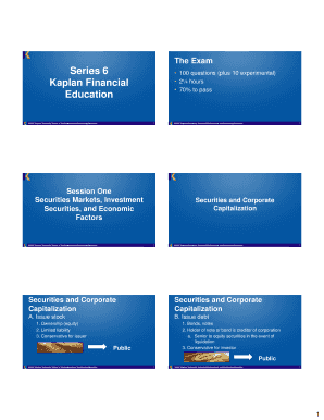 Fillable Online Kaplan Financial Fax Email Print - pdfFiller