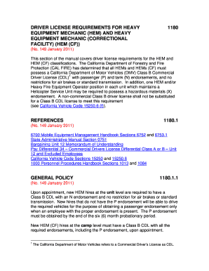 Fillable Online DRIVER LICENSE REQUIREMENTS FOR HEAVY Fax Email Print ...