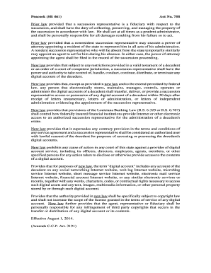 Fillable Online Peacock (SB 461) Fax Email Print - pdfFiller