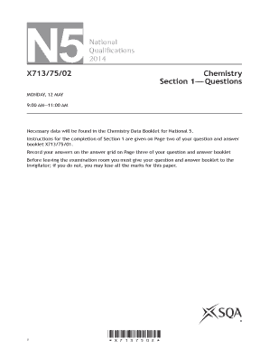 English Nat 5 Past Papers - Fill Online, Printable, Fillable, Blank ...