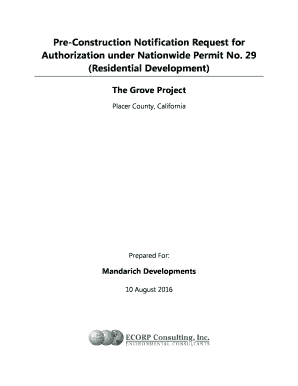 Fillable Online loomis ca Pre-Construction Notification Request for Fax ...