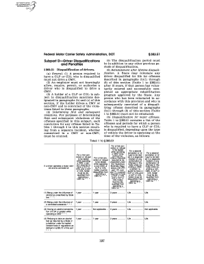 Fillable Online 51 Disqualification of drivers Fax Email Print - pdfFiller
