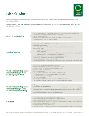 Fillable Online Please find below a list of the most important ...