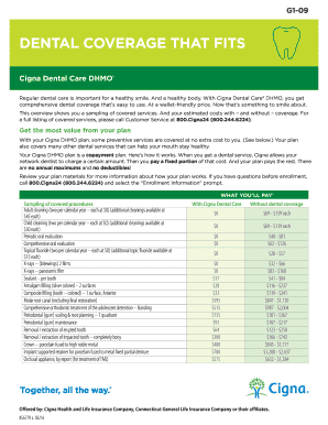 Fillable Online DENTAL COVERAGE THAT FITS Fax Email Print - pdfFiller