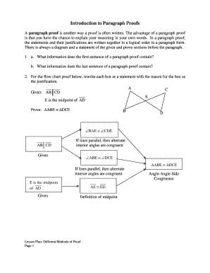 Fillable Online Introduction to Paragraph Proofs Fax Email Print ...