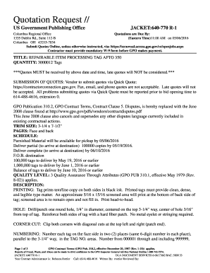 Fillable Online Quotation Request // Fax Email Print - pdfFiller