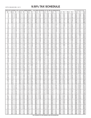 Fillable Online 50% TAX SCHEDULE Fax Email Print - pdfFiller