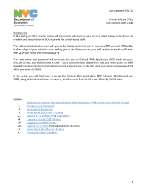 Fillable Online schools nyc DOE Account User Guide Fax Email Print ...