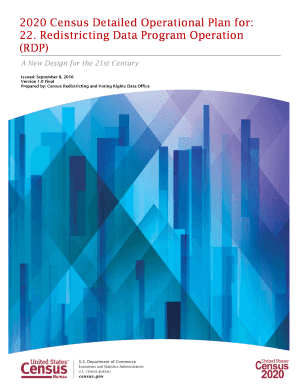 Fillable Online www2 census Redistricting Data Program Operation Fax Email Print - pdfFiller