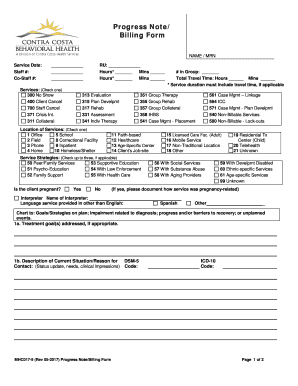 Fillable Online Progress Note/ Fax Email Print - pdfFiller