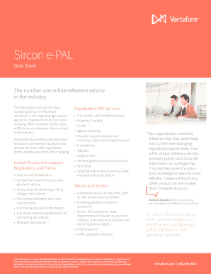 Fillable Online Sircon e-PAL Fax Email Print - pdfFiller
