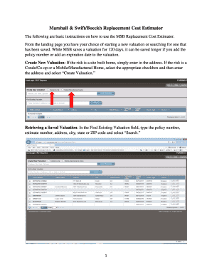 Marshall Swift Boeck - Fill Online, Printable, Fillable, Blank | pdfFiller