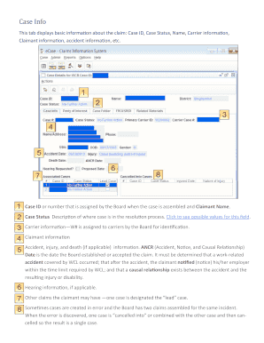 Fillable Online wcb ny Case Info - wcb ny Fax Email Print - pdfFiller