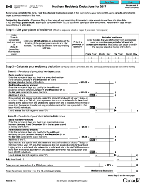 T2222 - Fill Online, Printable, Fillable, Blank | pdfFiller