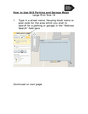 Fillable Online How to Use GIS Parking and Garage Maps Fax Email Print ...