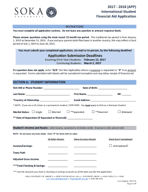 Fillable Online soka You must complete all application sections Fax Email Print - pdfFiller