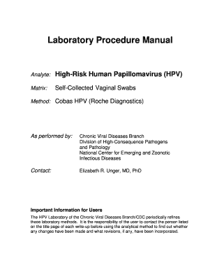 Fillable Online wwwn cdc High-Risk Human Papillomavirus (HPV) Fax Email ...