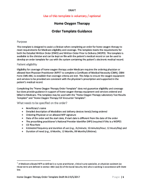 Fillable Online Home Oxygen Therapy Order Template Fax Email Print ...