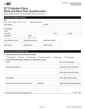 Fillable Online bt life central Fax Email Print - pdfFiller