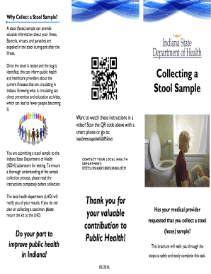 Fillable Online Why Collect a Stool Sample Fax Email Print - pdfFiller
