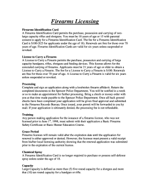 Fillable Online Firearms Identification Card Fax Email Print - pdfFiller