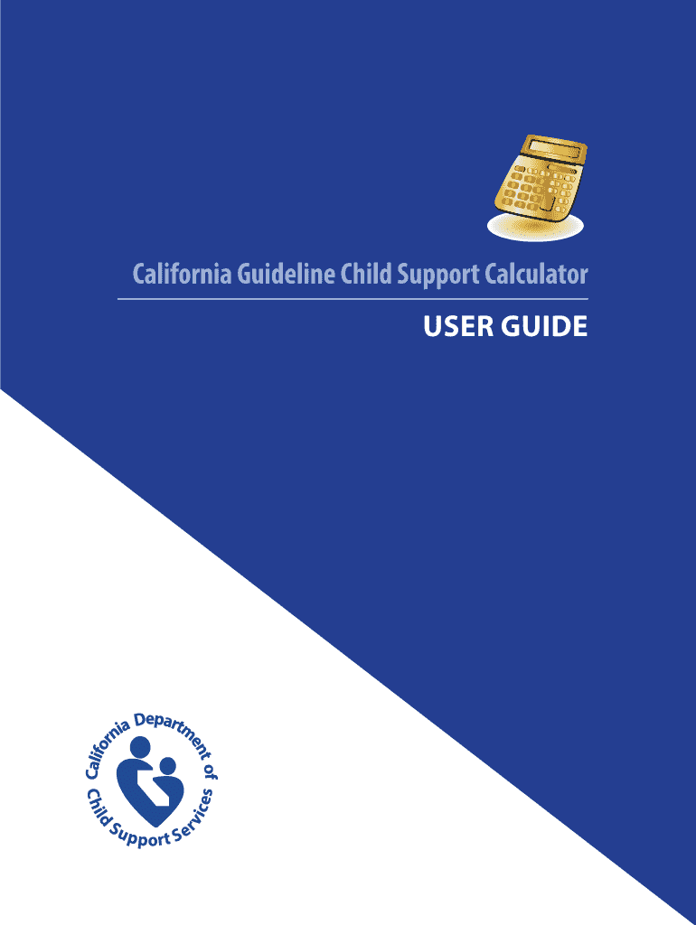Fillable Online childsup ca California Guideline Child Support ...