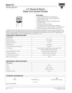 Fillable Online Model 75 Fax Email Print - pdfFiller