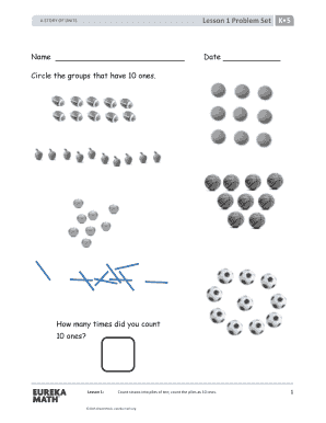 Fillable Online Lesson 1 Problem Set K5 Fax Email Print - pdfFiller