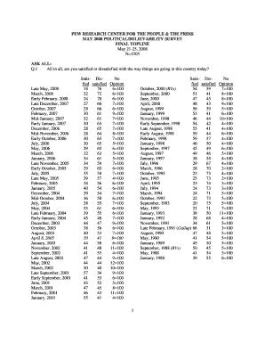 Fillable Online The Political Typology - Pew Research Center Fax Email ...