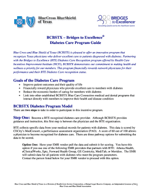 Fillable Online BCBSTX Program Guide - Blue Cross Blue Shield Fax Email ...