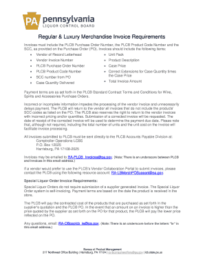 Fillable Online Instructions for Invoicing Fax Email Print - pdfFiller