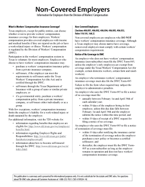 Fillable Online Non-Covered Employers Fax Email Print - pdfFiller