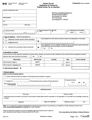 Fillable Online Federal Excise Tax on Gasoline Fax Email Print - pdfFiller