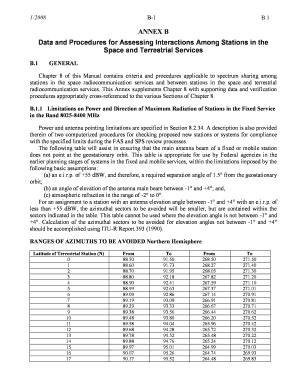 Fillable Online B ANNEX B Data and Procedures for Assessing ...
