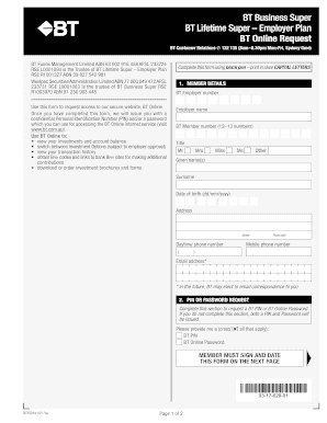 Fillable Online BT Online Request Fax Email Print - pdfFiller