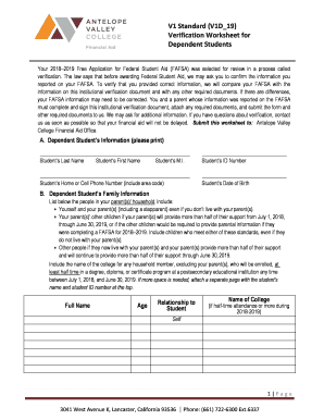 Fillable Online V1 Standard (V1D19) Fax Email Print - pdfFiller