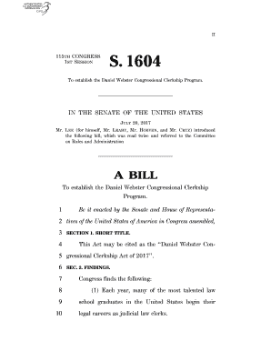 Fillable Online S. 1604 Fax Email Print - pdfFiller