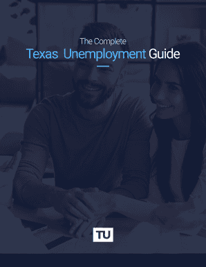 Fillable Online Unemployment Benefits Handbook - Texas Workforce ...