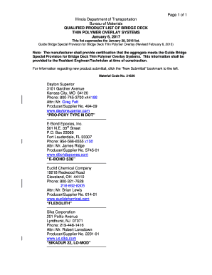 Fillable Online Bridge Deck Thin Polymer Overlay Systems Fax Email ...