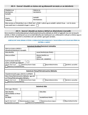 Fillable Online SocialWelfare FormsCR1.qxp - Welfare.ie Fax Email Print ...