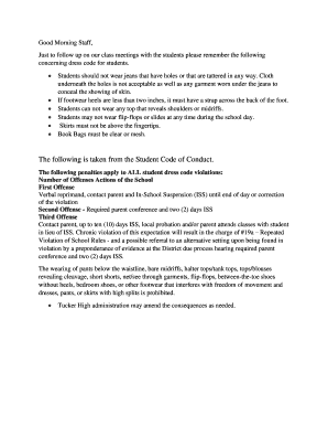 Fillable Online Good Morning Staff, Fax Email Print - pdfFiller