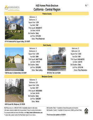 Fillable Online HUD Homes Photo Brochure Fax Email Print - pdfFiller