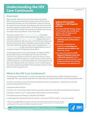 Fillable Online Understanding the HIV Care Continuum - CDC Fax Email ...