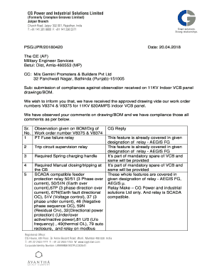 Fillable Online COMPLIANCE LETTER.docx Fax Email Print - pdfFiller